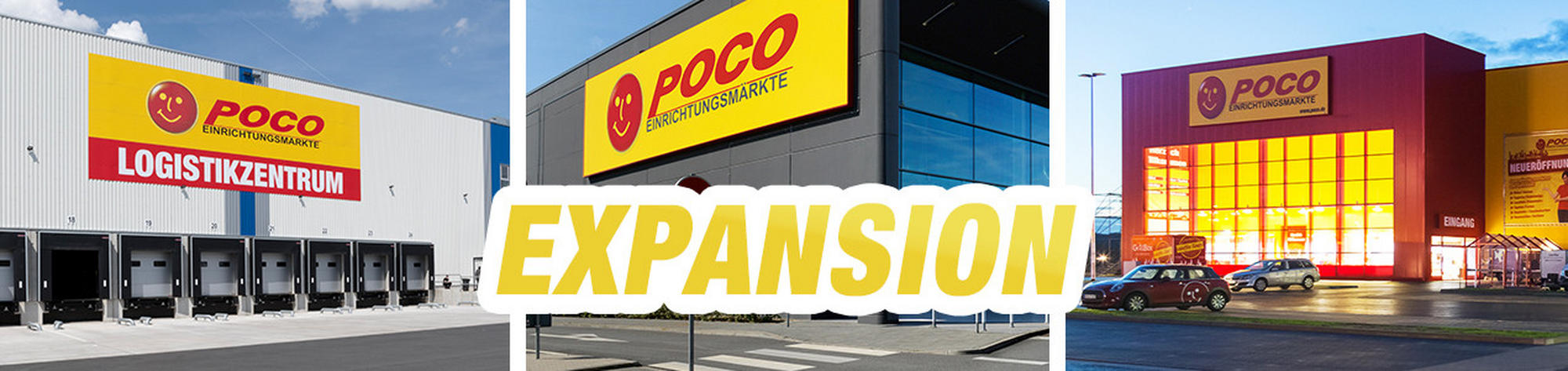 Expansion bei POCO | Ihr Einrichtunsmarkt | Ihr Möbeldiscounter