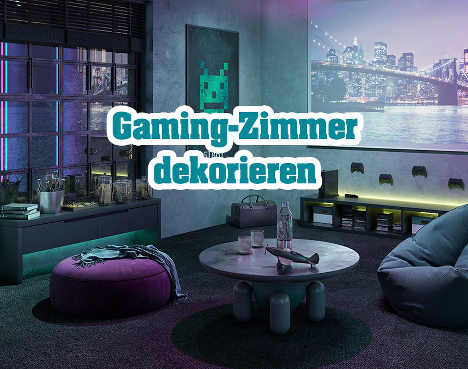 Ratgeber: Gaming-Zimmer & Gaming Room einrichten | POCO