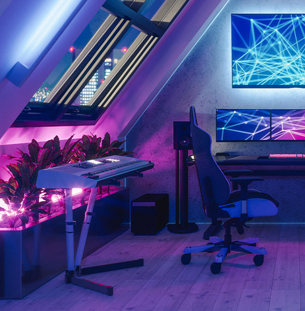 Gaming-Zimmer: Beleuchtung für epischen Look | POCO