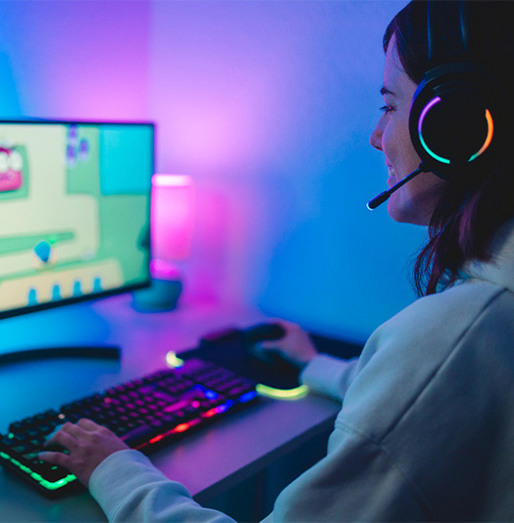 Gaming-Zimmer: Wand, Decke & Boden gestalten | POCO