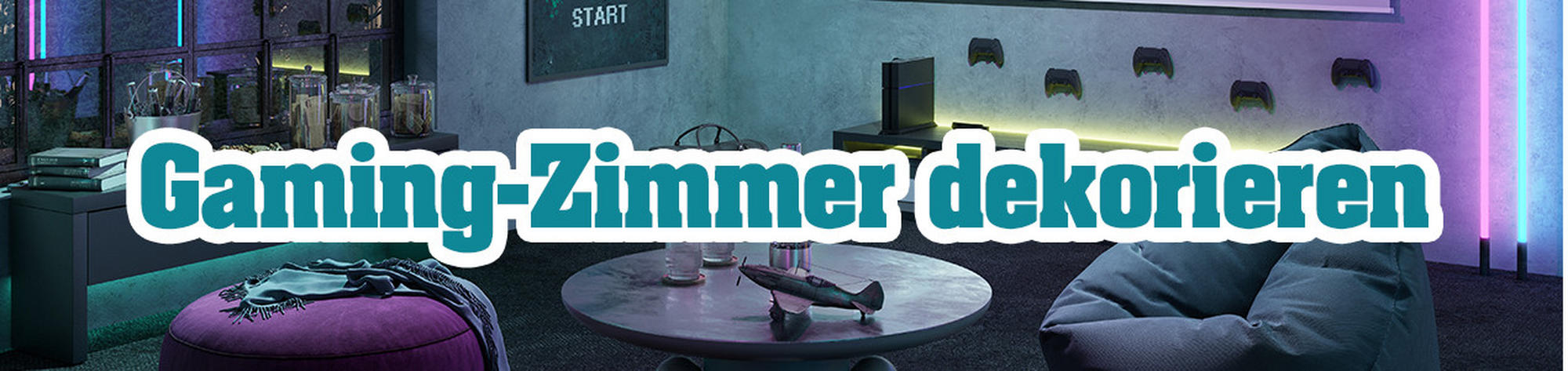 Gaming-Zimmer: Deko für Spielen mit Stil | POCO