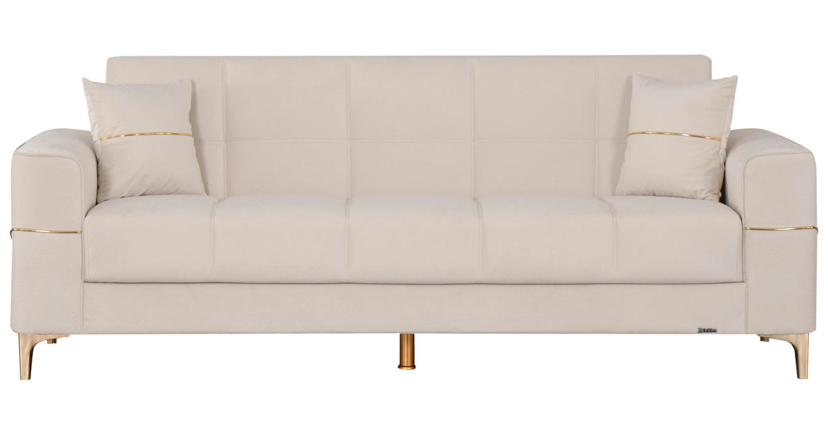 Sofa 3-2-1 Salda beige Microfaser online bei POCO kaufen