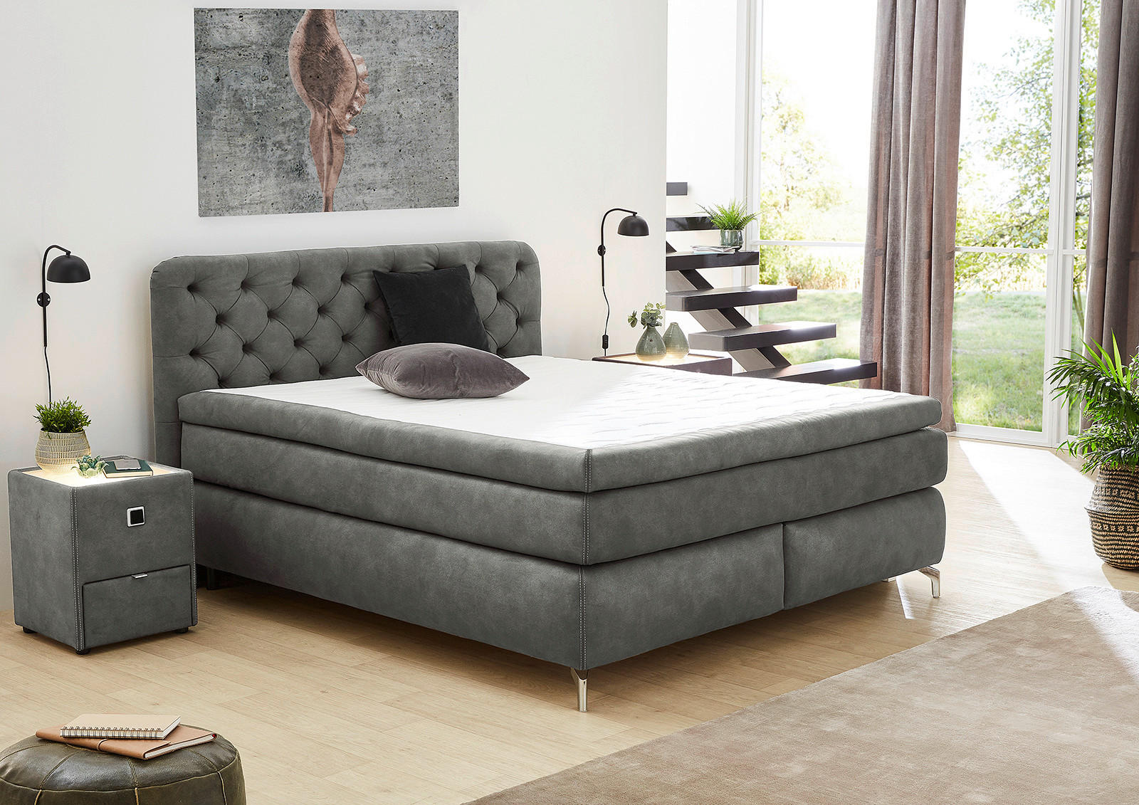 Stilvolle Poco Boxspringbett 180x200 Angebote Fotos