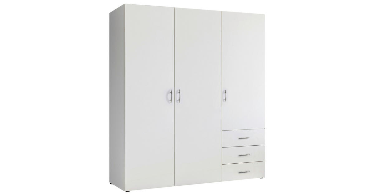 Kleiderschrank Poco Weiss