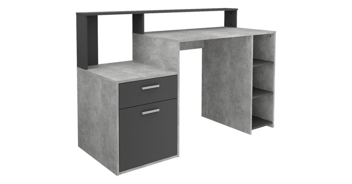 Schreibtisch Beton Optik