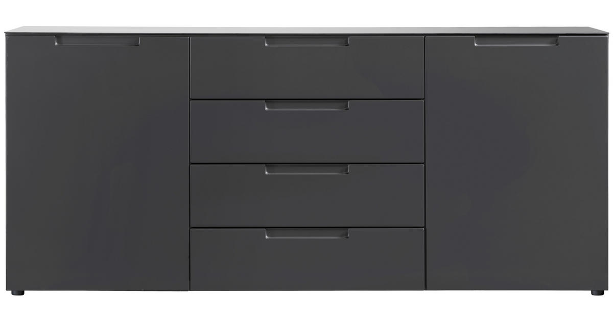 Schöne Kommode Schwarz Poco Bild