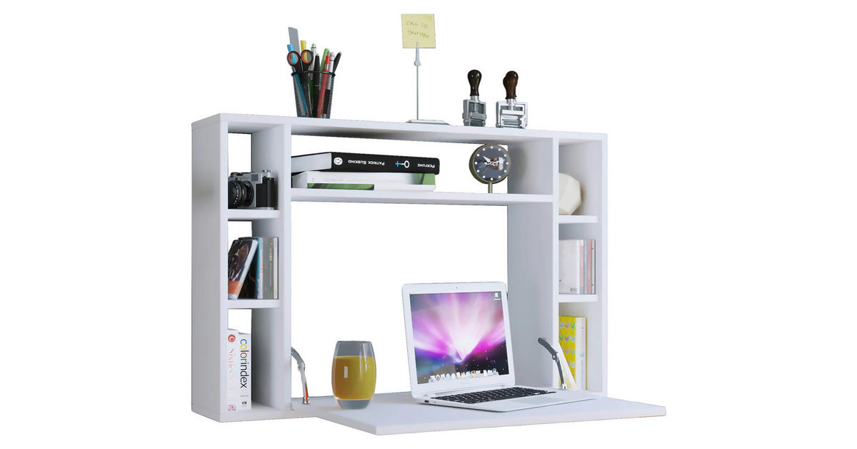 Computertisch Wandila weiß B/H/T: ca. 90x60x20 cm online bei POCO kaufen