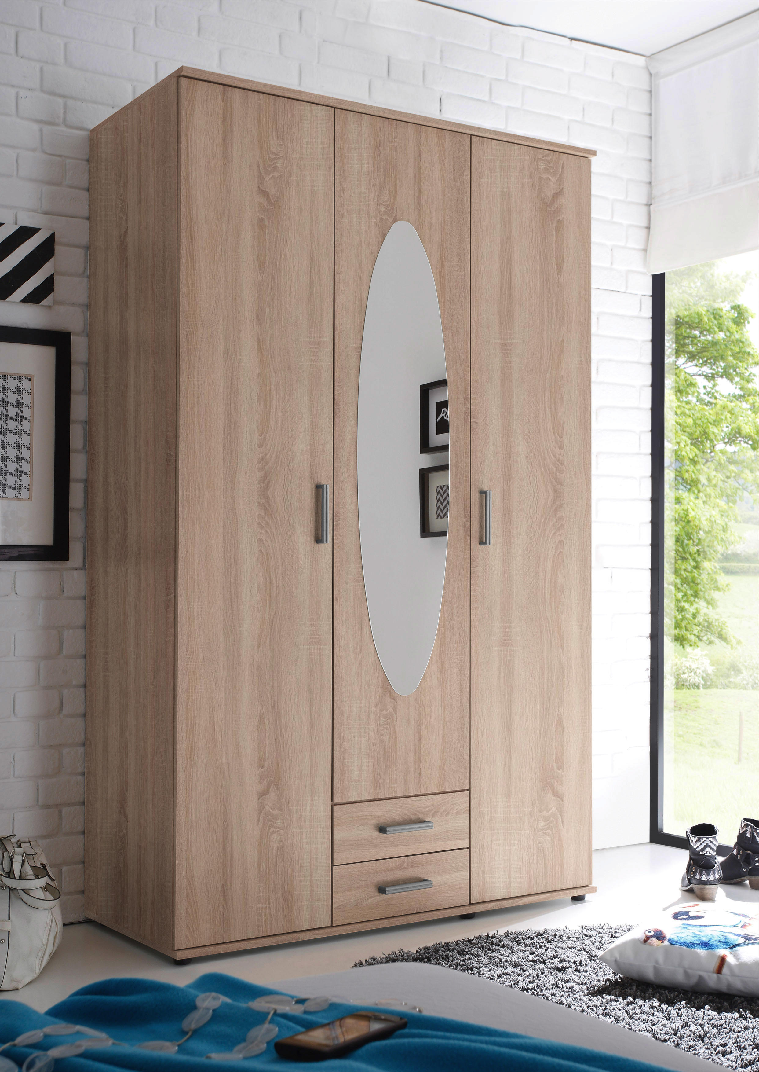 Poco Kleiderschrank Sonoma Eiche
