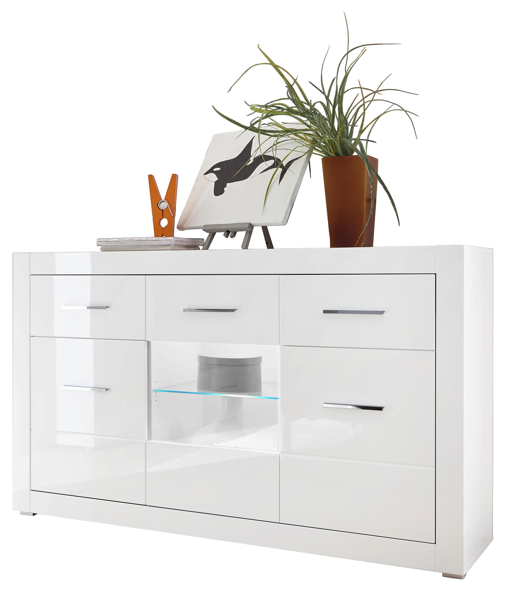 Verwunderlich Sideboard Weiß Hochglanz Poco Bild