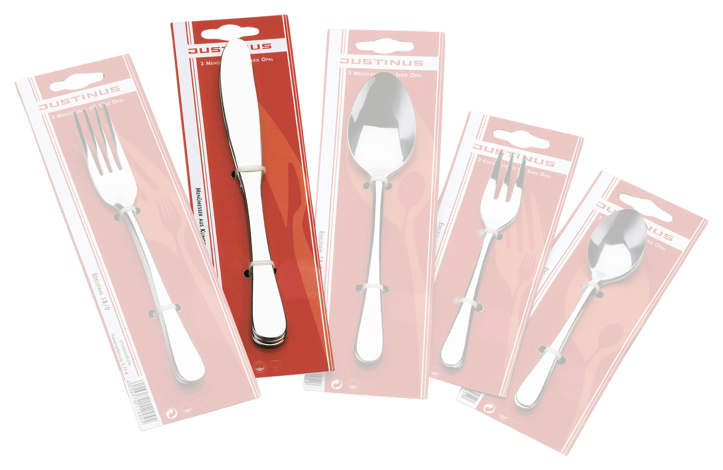 JUSTINUS Besteck silber Edelstahl 3 tlg. online bei POCO kaufen