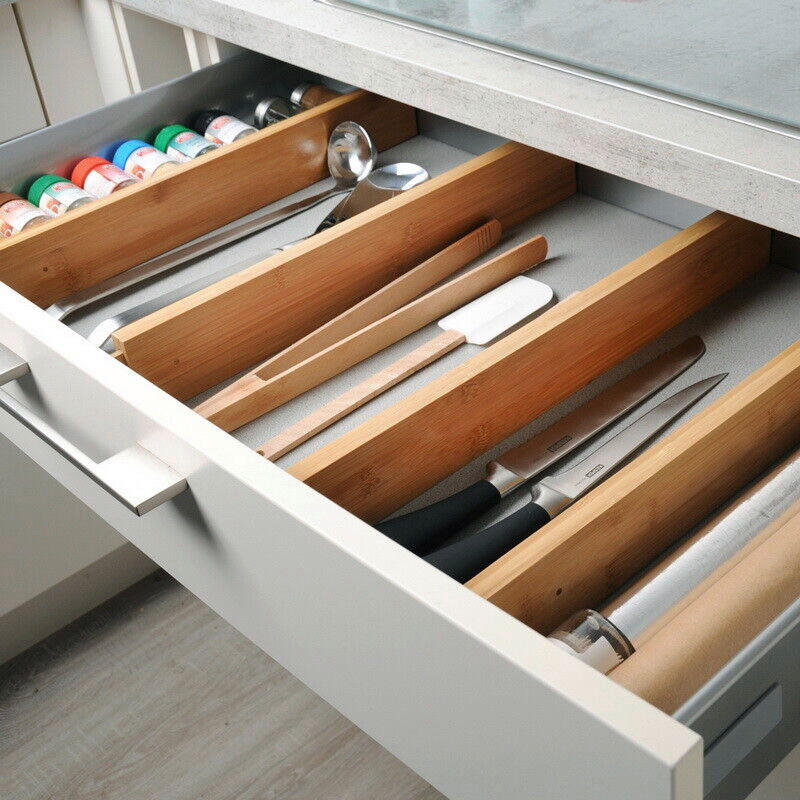 Kesper Schubladentrenner natur Bambus H/L: ca. 6,6x45,5 cm online bei ...