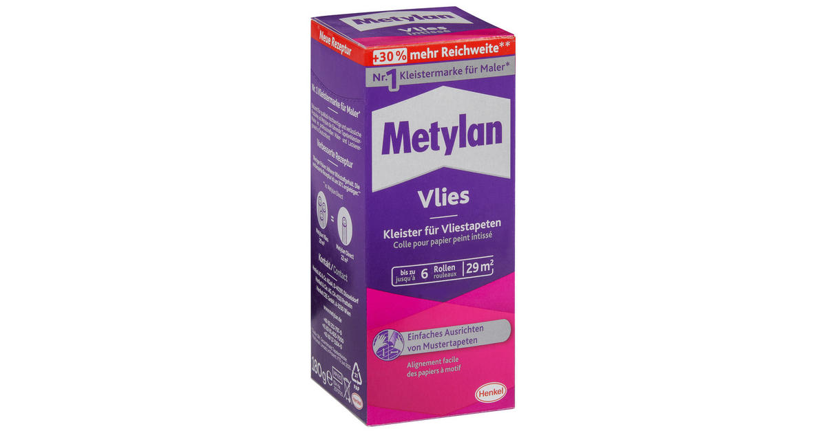 Metylan Tapetenkleister Vlies ca. 0,18 kg online bei POCO kaufen