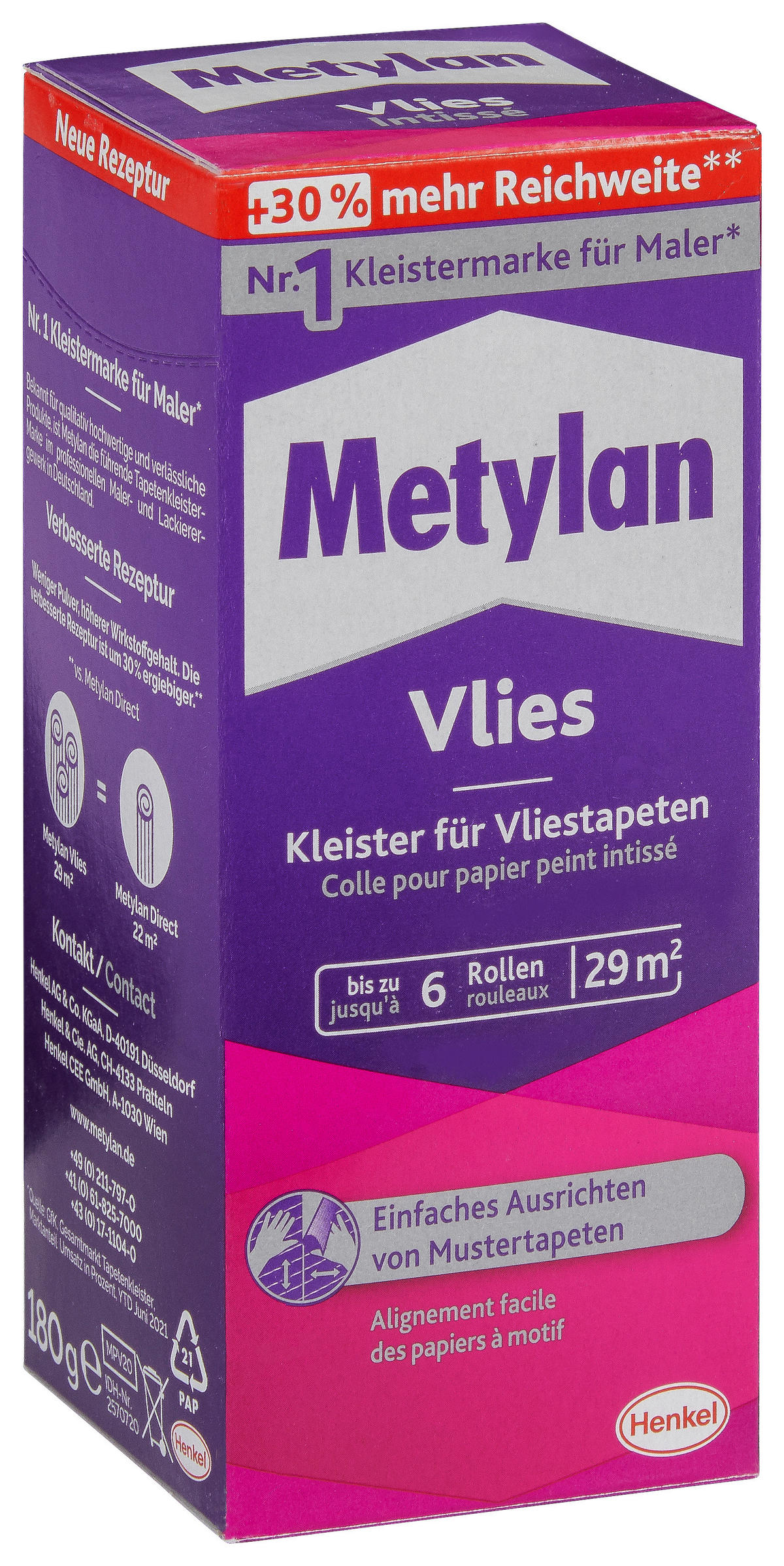 Metylan Tapetenkleister Vlies ca. 0,18 kg online bei POCO kaufen